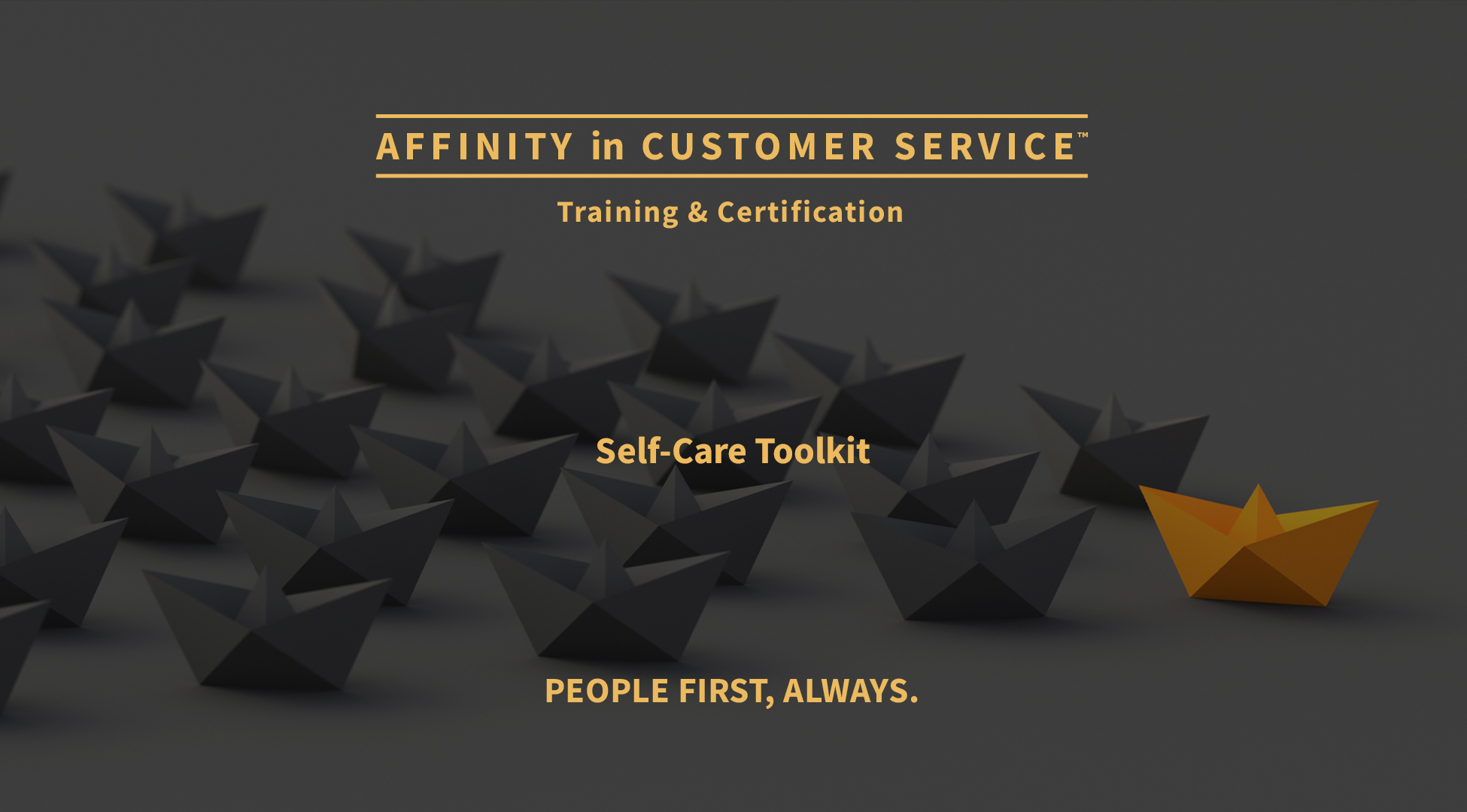 AFFINITY in Customer Service Self-Care Toolkit Signup - AFFINITY OS™
